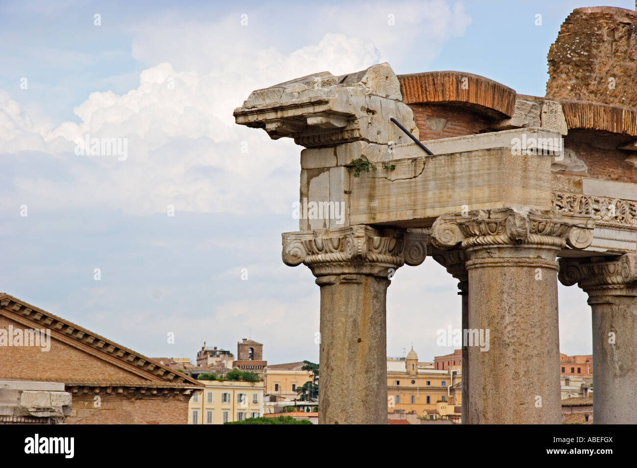 View of Forum Romanum Rome Italy Stock Photo - Alamy