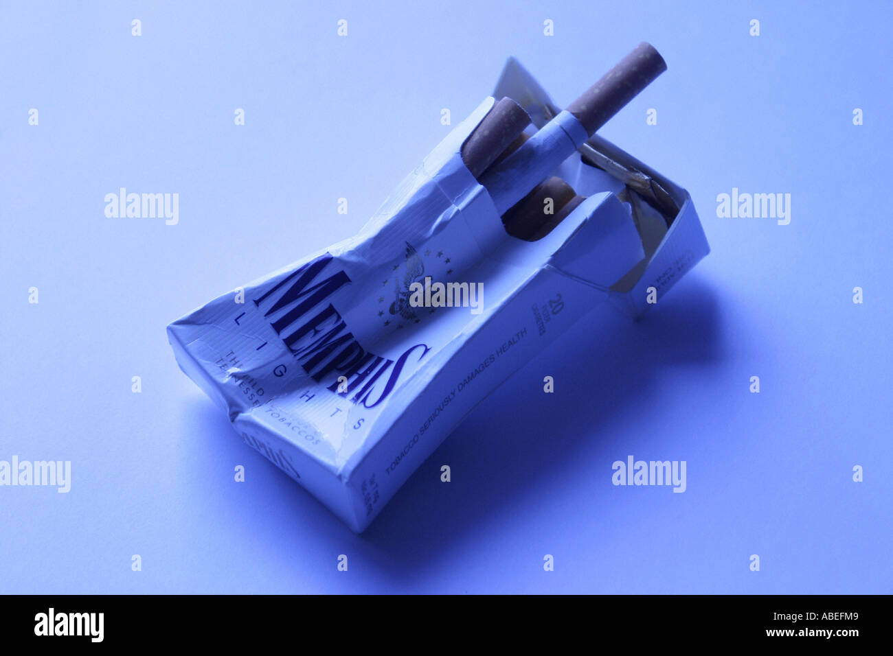 crumpled up cigarette box Stock Photo - Alamy