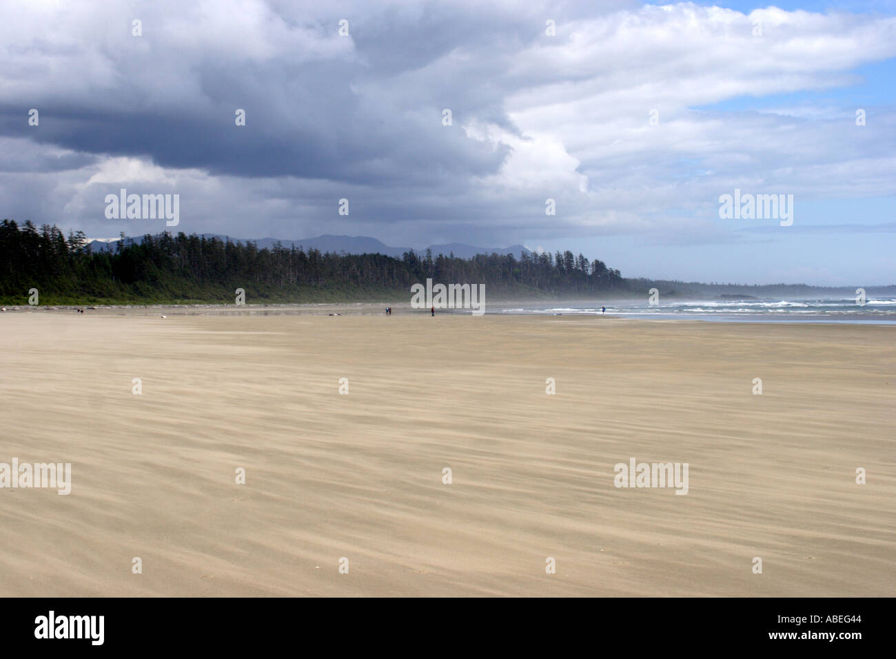 High clouds on Long Beach Pacific Rim Provincial Park British Columbia ...