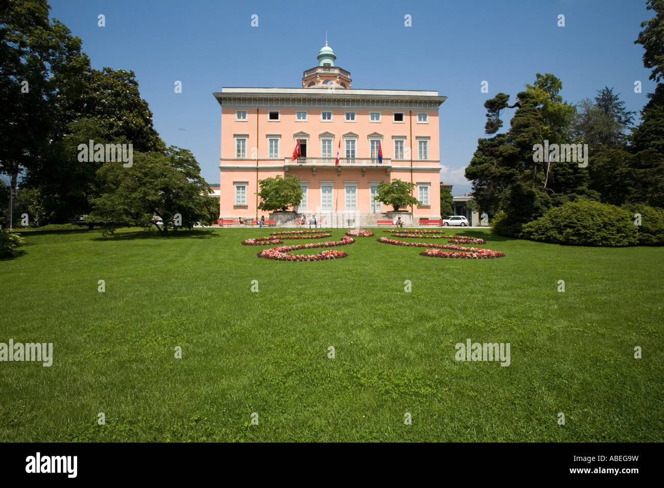 Villa Ciani, Lugano, Canton Ticino, Switzerland Stock Photo - Alamy