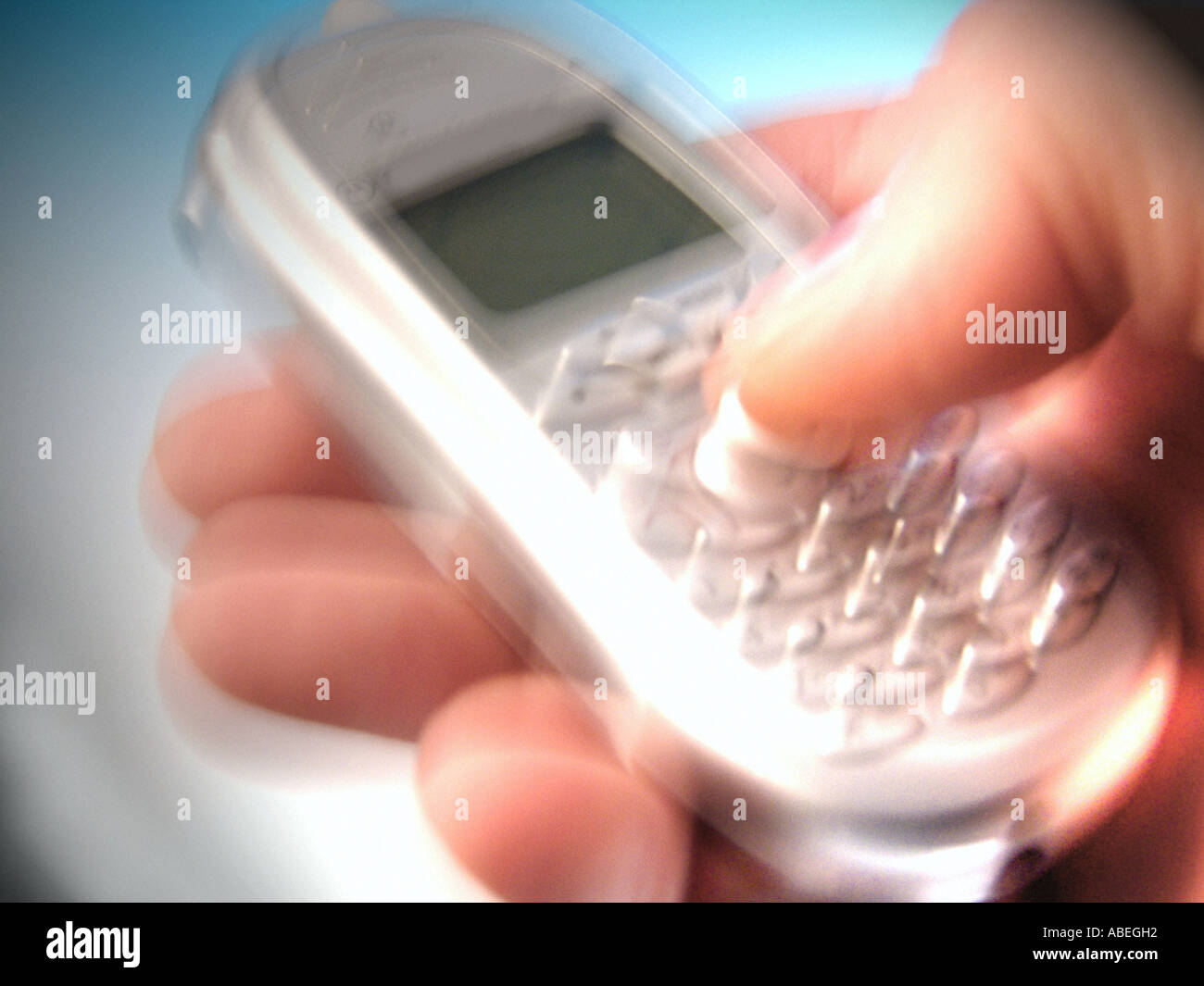 Hand with mobile phone Stock Photo - Alamy