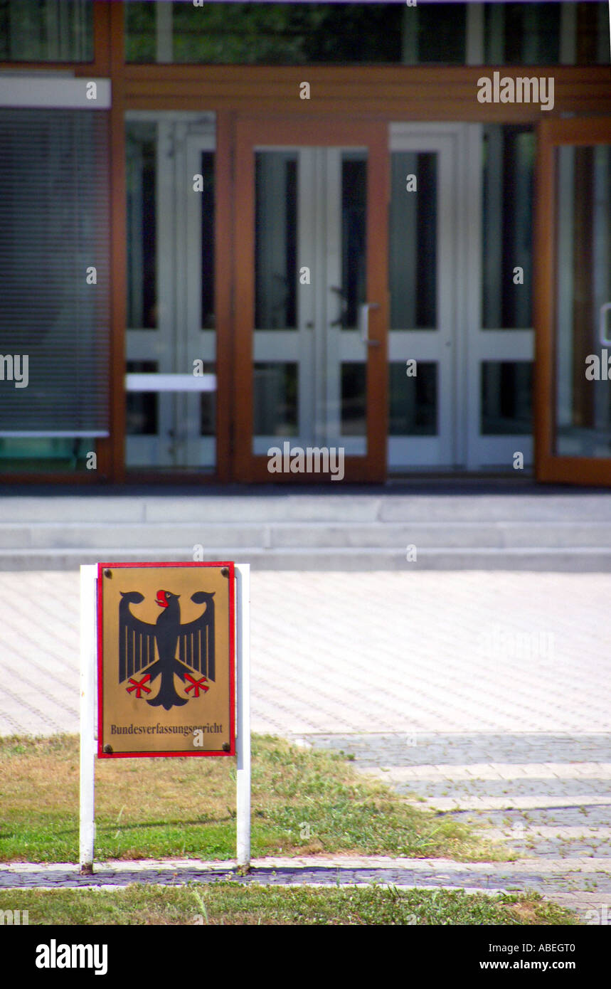 Federal Constitutional Court in Karlsruhe Stock Photo - Alamy