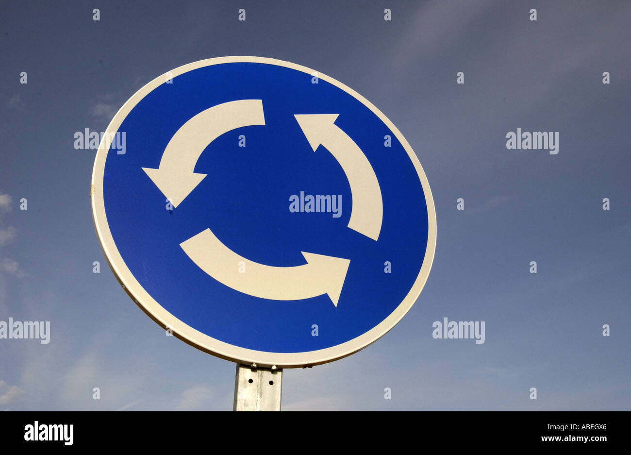 Direction sign board roundabout hi-res stock photography and images - Alamy