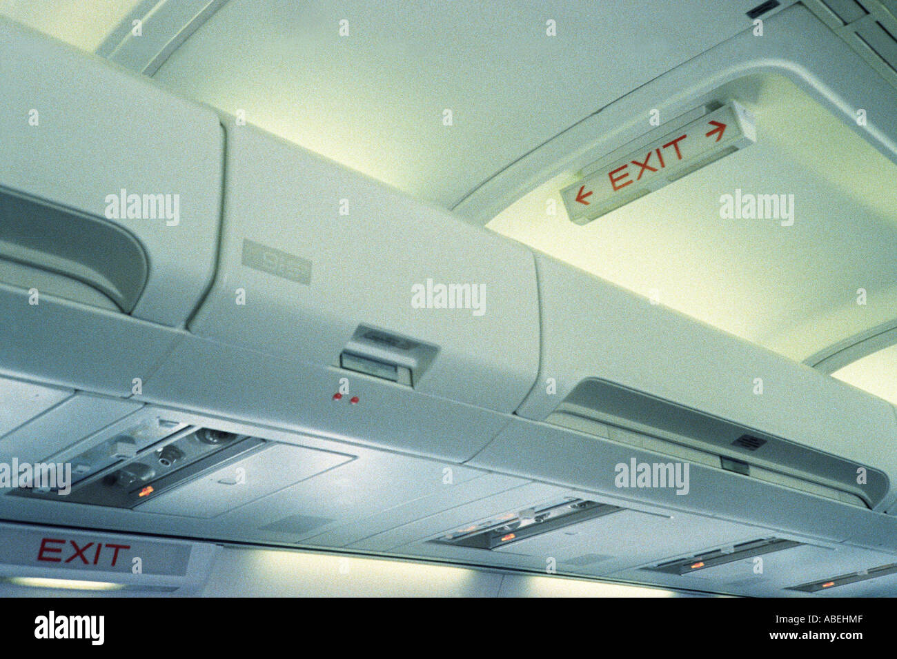 Interior of aircraft Stock Photo - Alamy