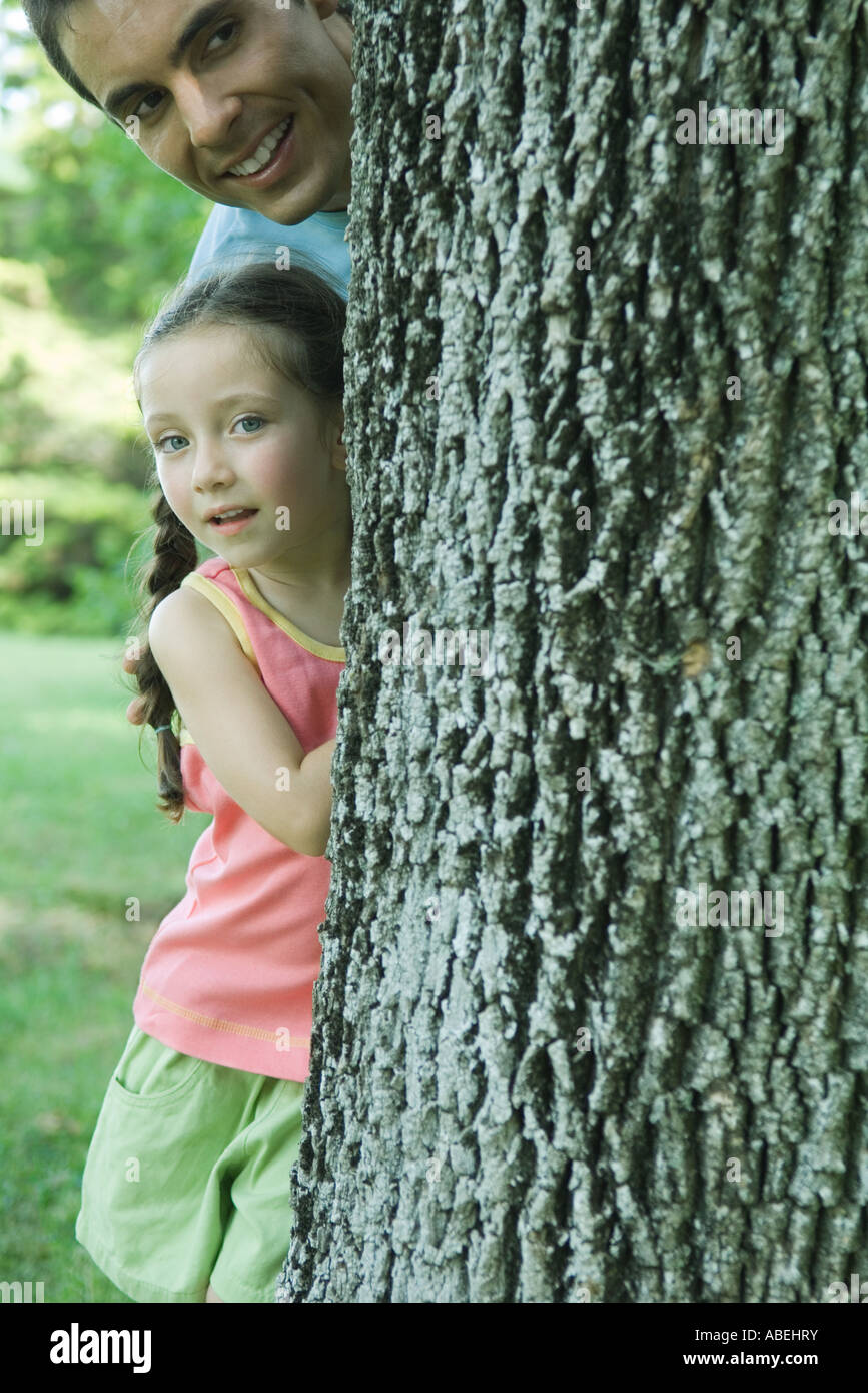 Peeking Around Tree Trunk High Resolution Stock Photography and Images ...