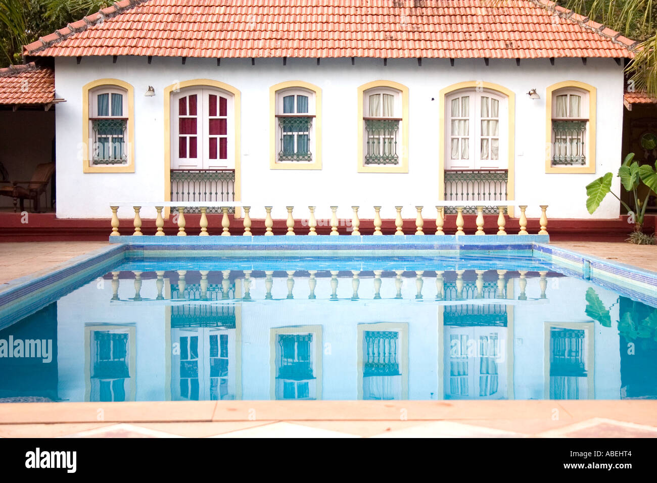 Swimming Pool at the Casa Anjuna Luxury Boutique Hotel at Anjuna Goa ...