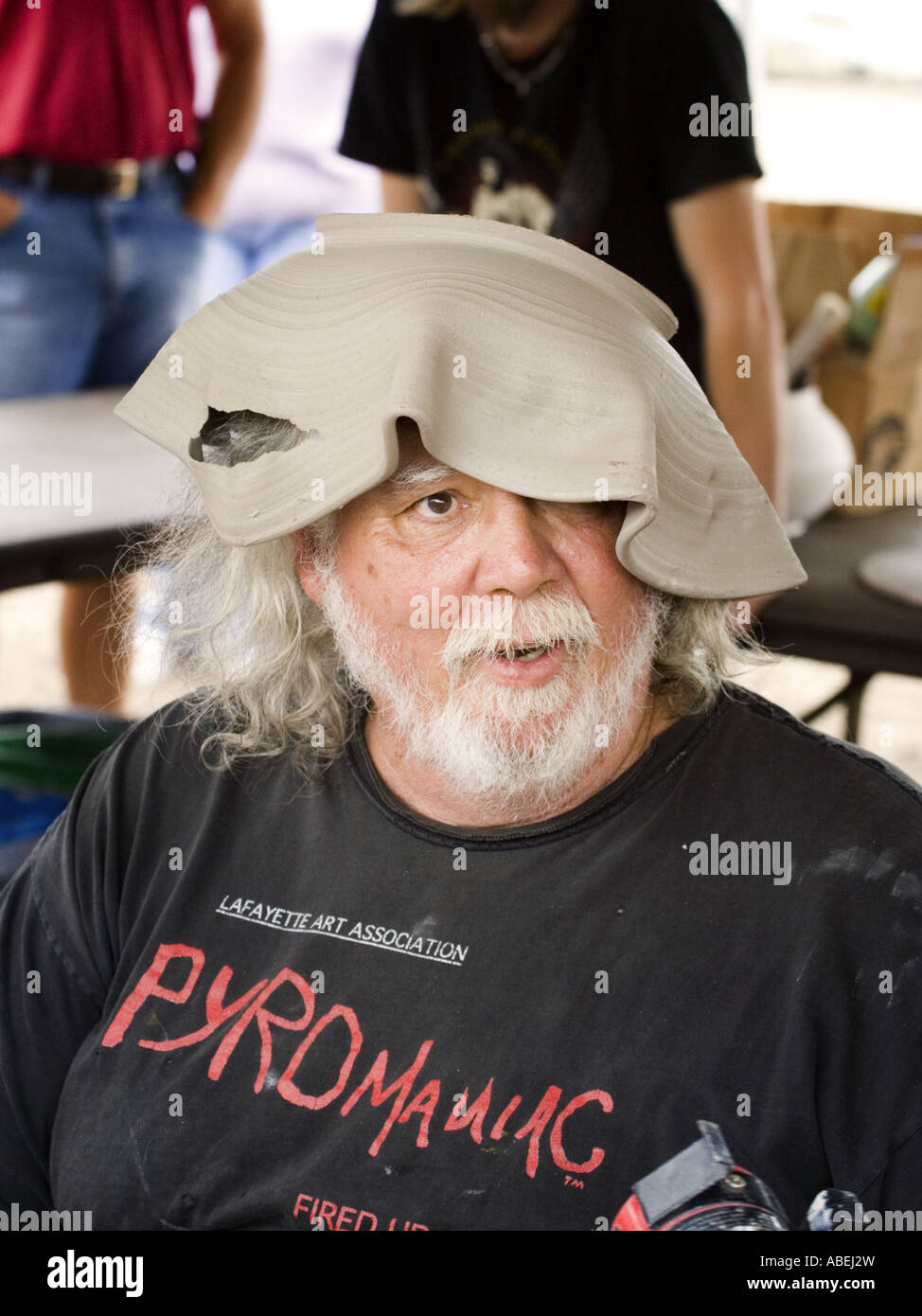 Randy Brodnax, Educator Artist gives Pottery demonstration pyromania ...