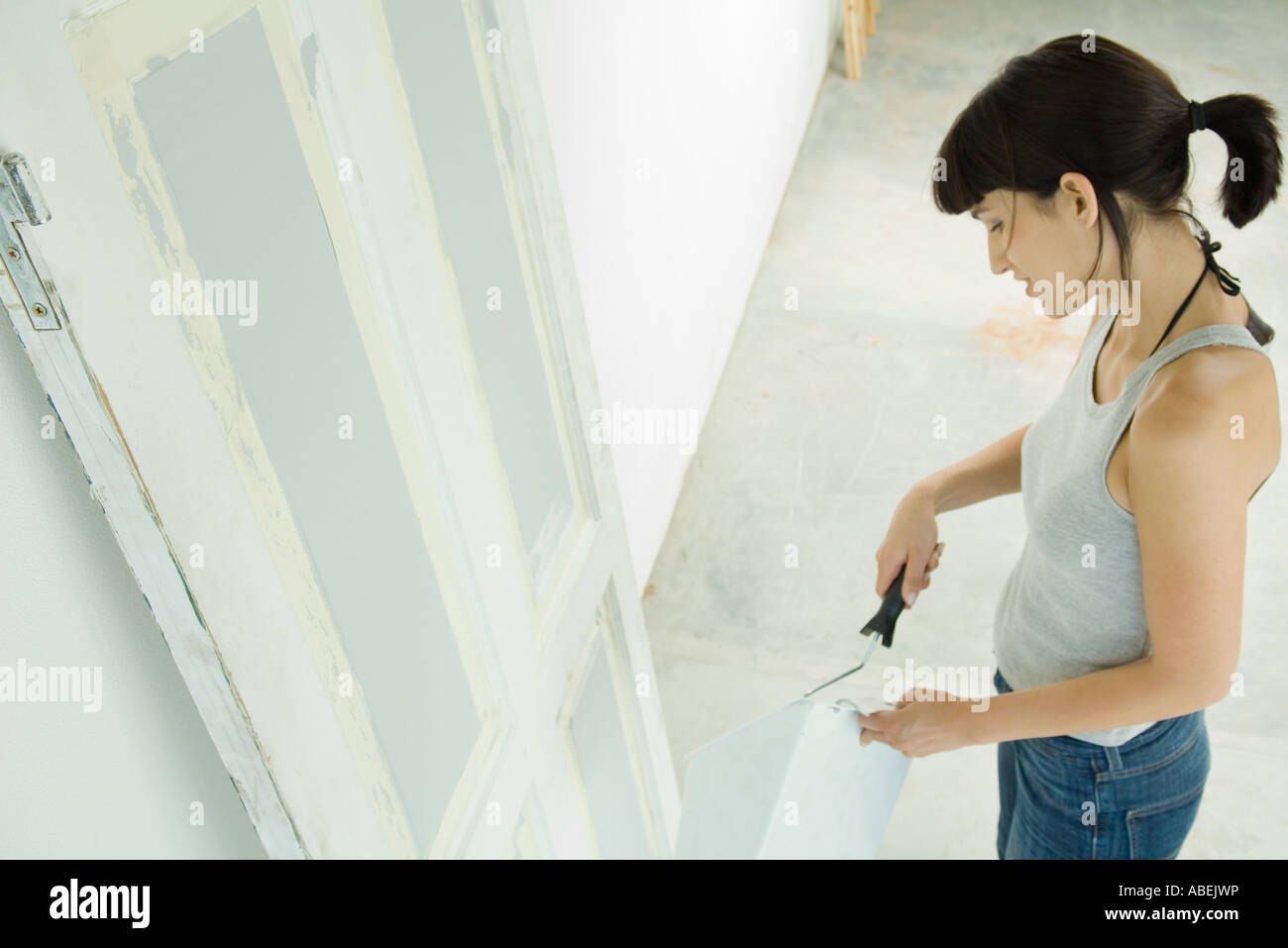 Back door painting hi-res stock photography and images - Alamy