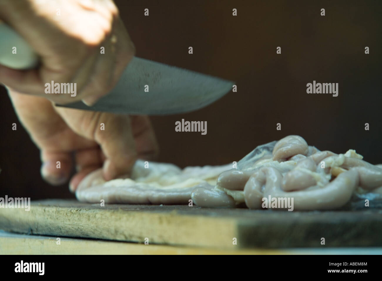 Chopping meat technics hi-res stock photography and images - Alamy