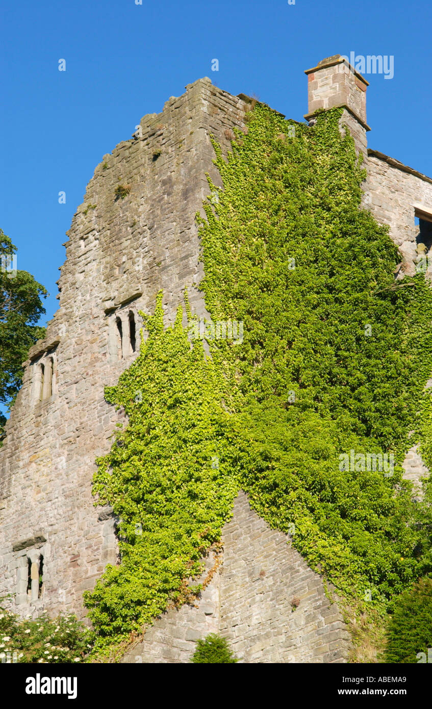 The Jacobean Hay Castle has a secondhand bookshop at Hay on Wye Powys ...