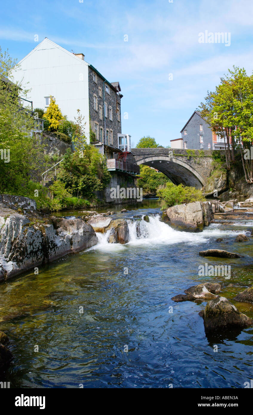 Rhaeadr town powys hi-res stock photography and images - Alamy