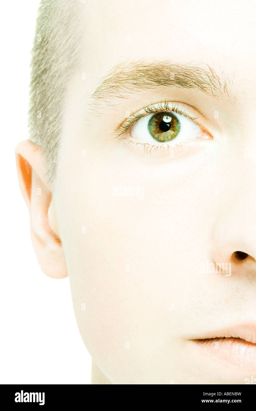 Mans focused face hi-res stock photography and images - Alamy