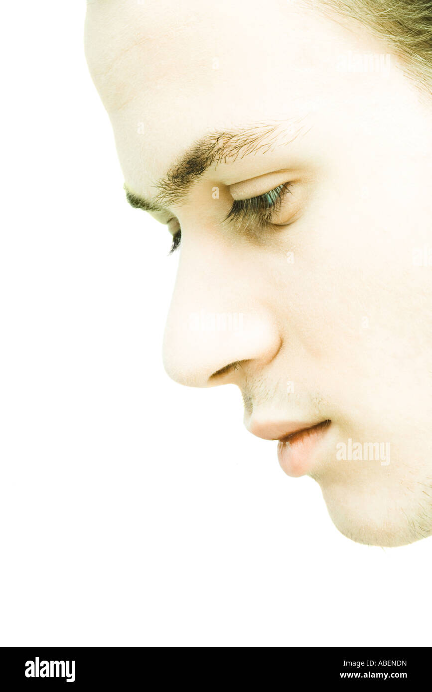 Turned Face High Resolution Stock Photography and Images - Alamy