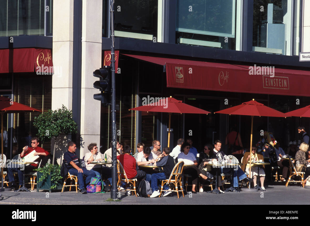 Cafe Einstein Unter den Linden Berlin Germany Stock Photo - Alamy