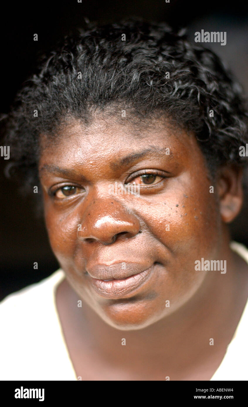 Maria Porter, farmer, St Vincent Stock Photo - Alamy