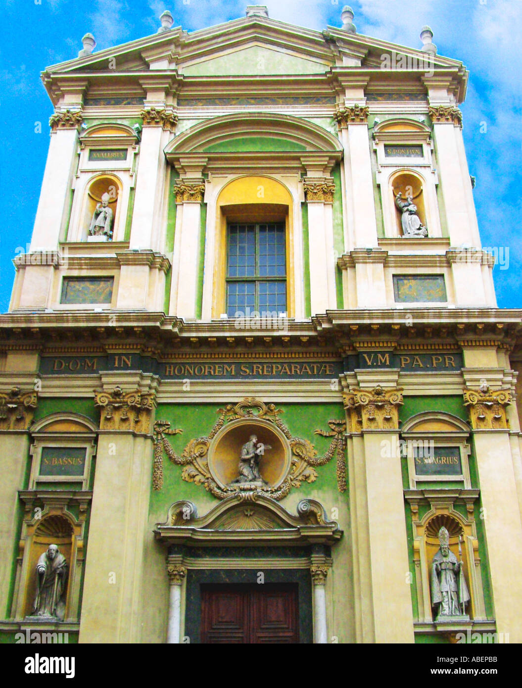 Cathedrale Sainte Reparate Vieux Nice Old Nice France Stock Photo - Alamy