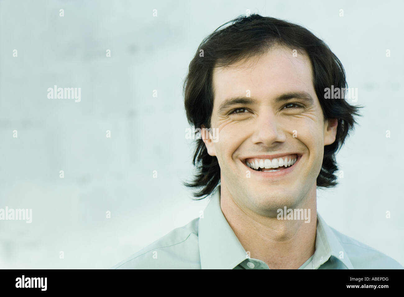 Man, smiling, portrait Stock Photo - Alamy