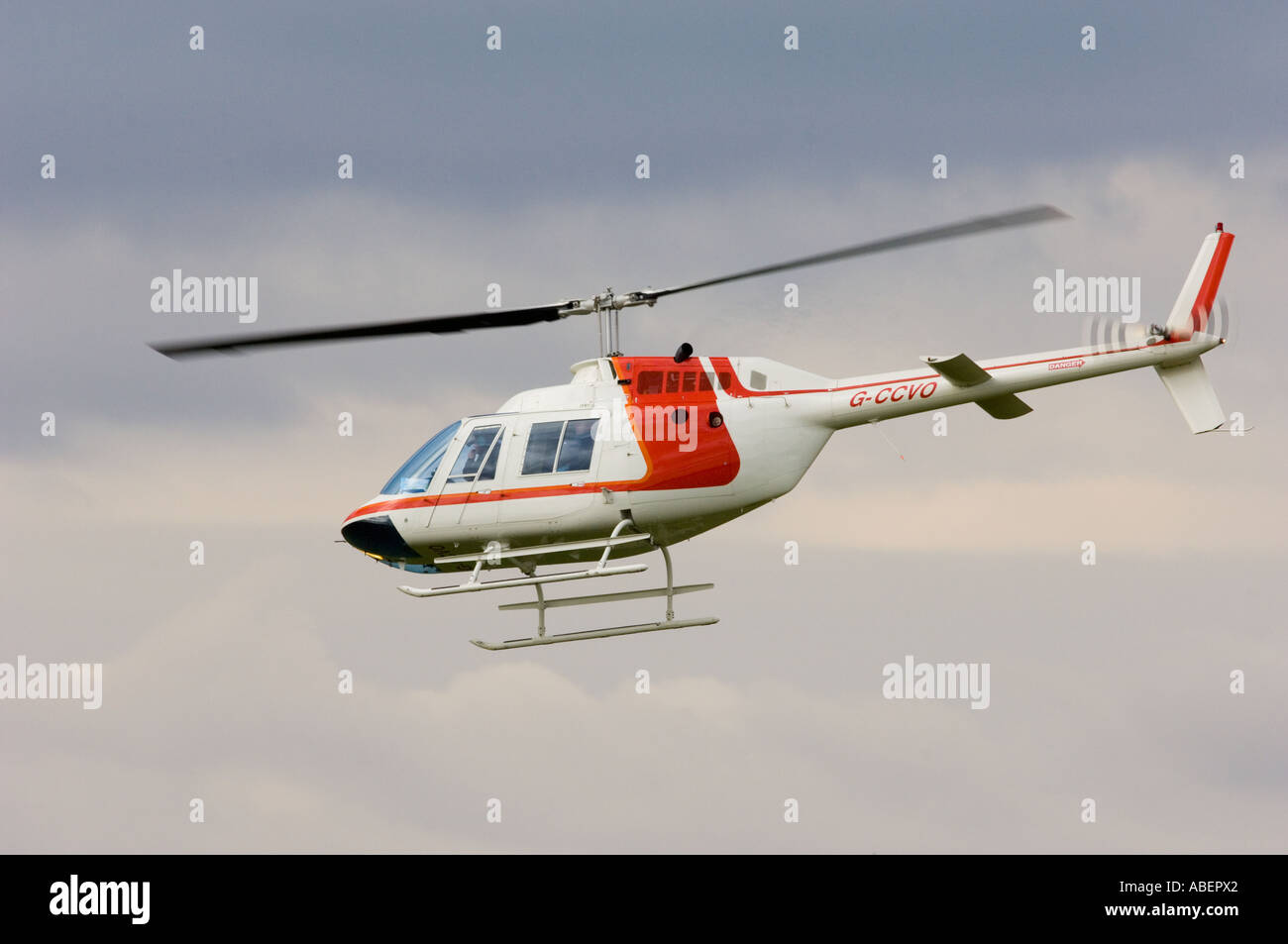 Jet Ranger Helecopter Stock Photo - Alamy