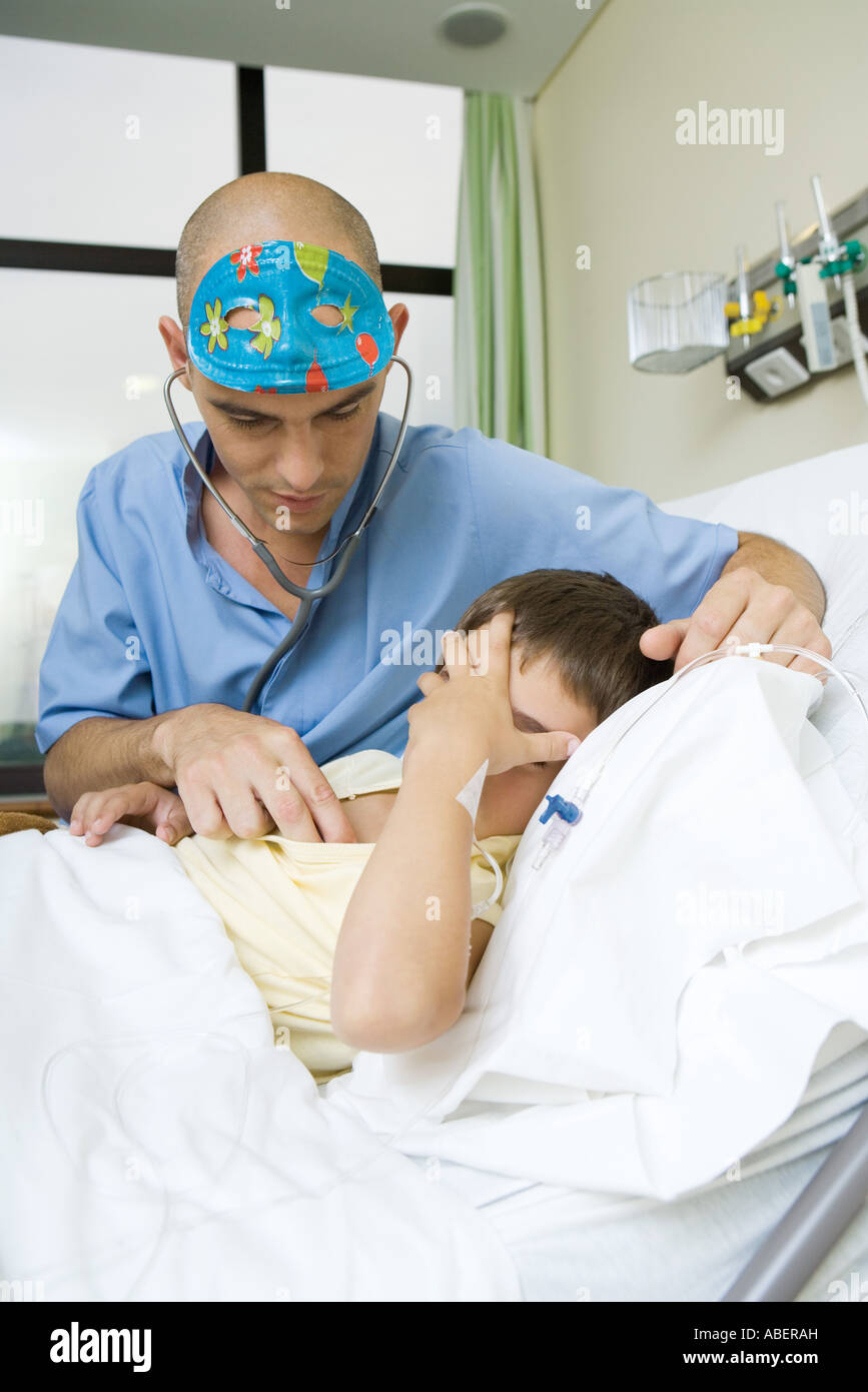 Boy And Nurse Hospital Room High Resolution Stock Photography and ...