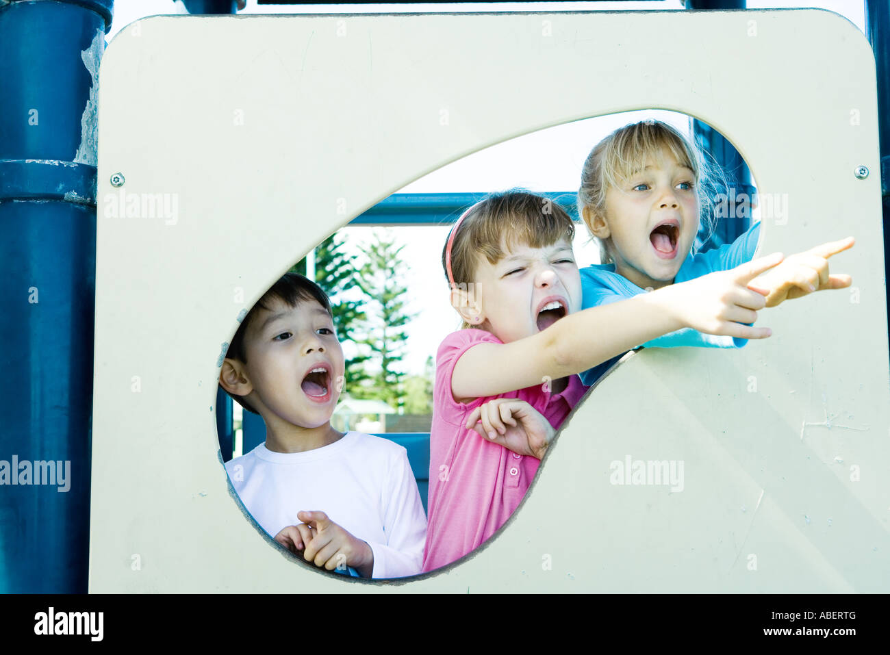Children screaming playground hi-res stock photography and images - Alamy