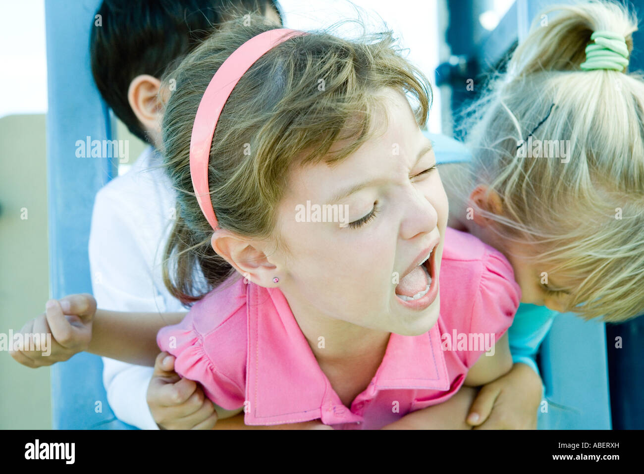 Children screaming playground hi-res stock photography and images - Alamy