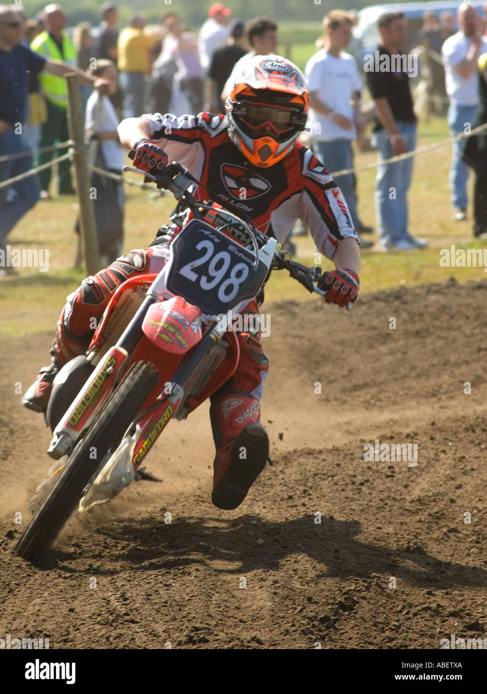 Motor cross racing Stock Photo - Alamy