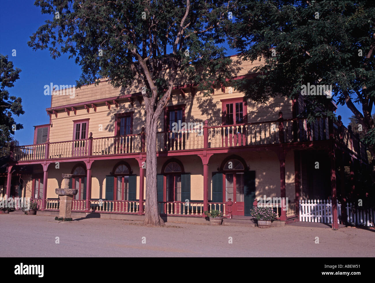 "The "Plaza Hall", "San Juan Bautista", California Stock Photo - Alamy