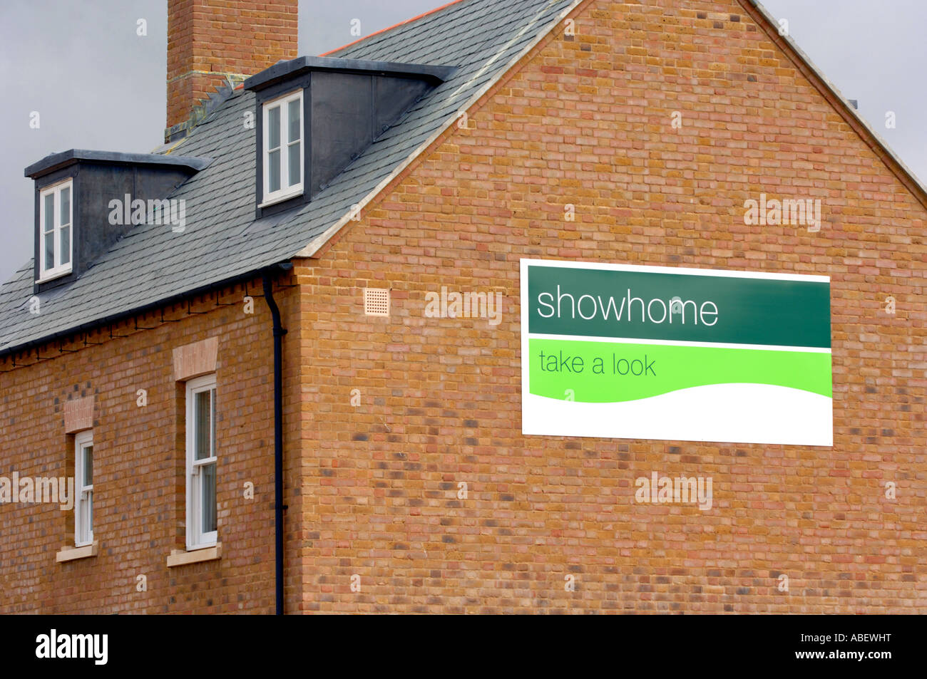 Show home sign Stock Photo - Alamy