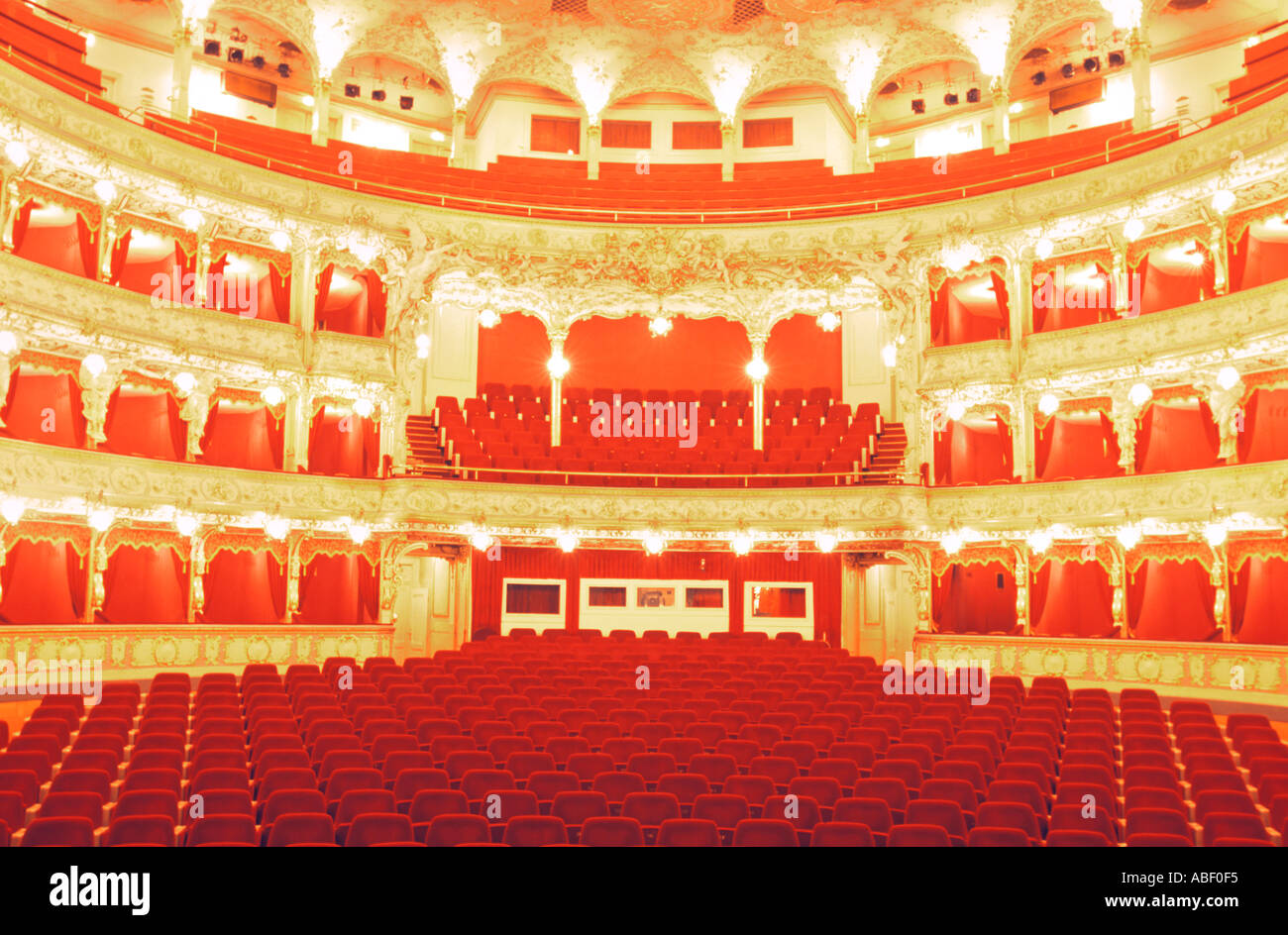 Prague opera house and interior hi-res stock photography and images - Alamy