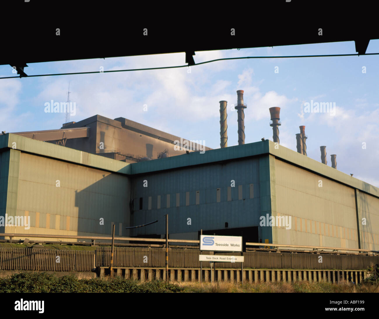 Steelworks at Lackenby in the 1990s, Teesside, Cleveland, England, UK ...