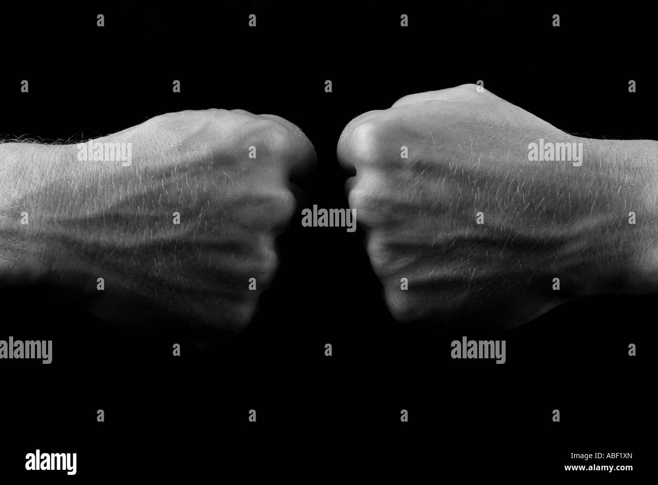 Tense battle Black and White Stock Photos & Images - Alamy