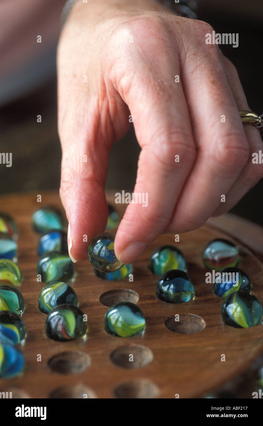 Marble solitaire hi-res stock photography and images - Alamy