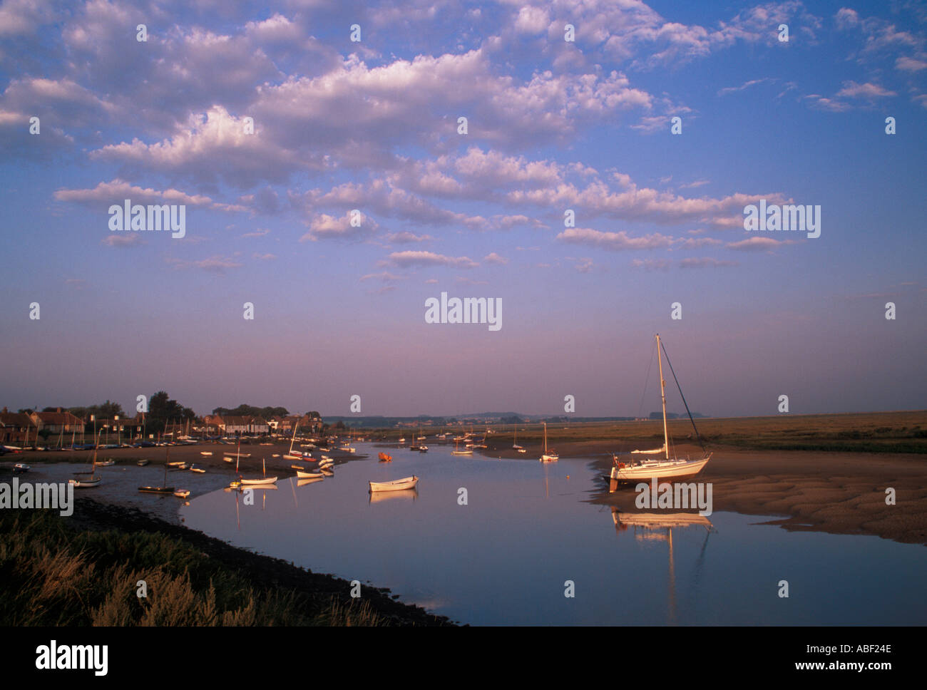 Burnham Overy Staithe Norfolk UK Stock Photo - Alamy