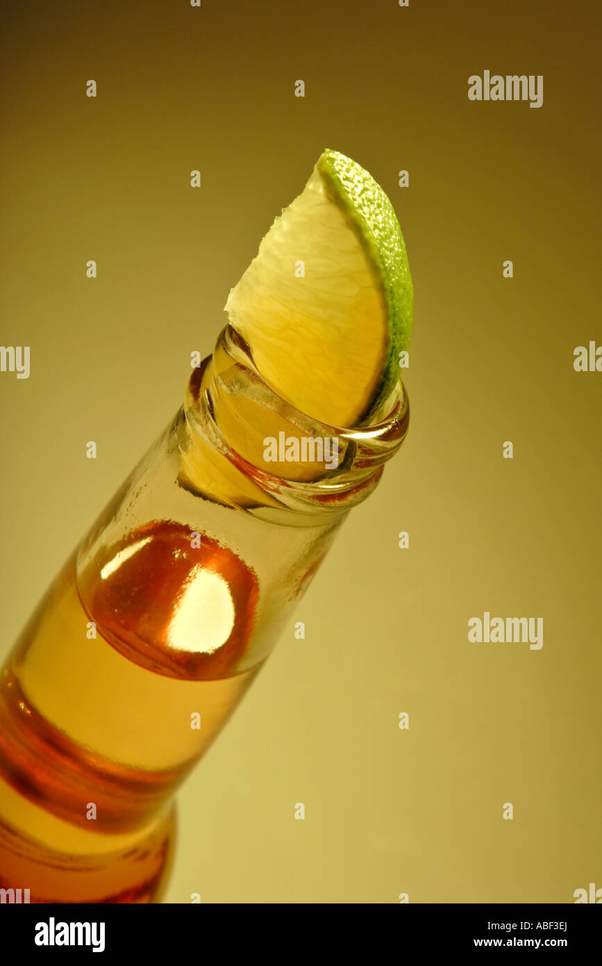 beer and lime Stock Photo - Alamy
