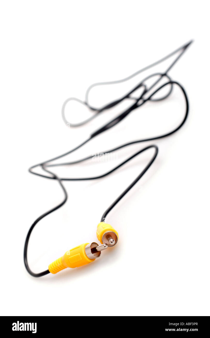 Audio visual connector lead hi-res stock photography and images - Alamy