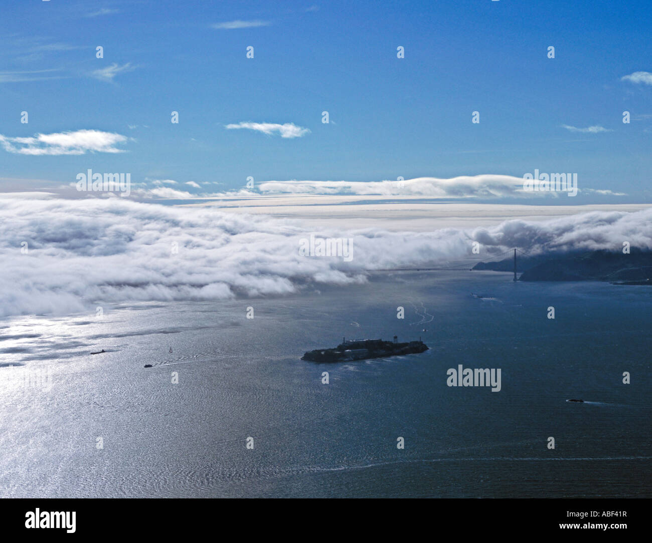 United states of america san francisco bay area from above hi-res stock ...