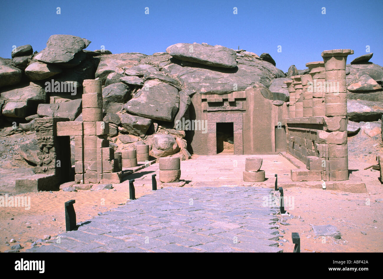 Temple of the Nubian god Dedwen. Located at New Kalabsha since it was ...