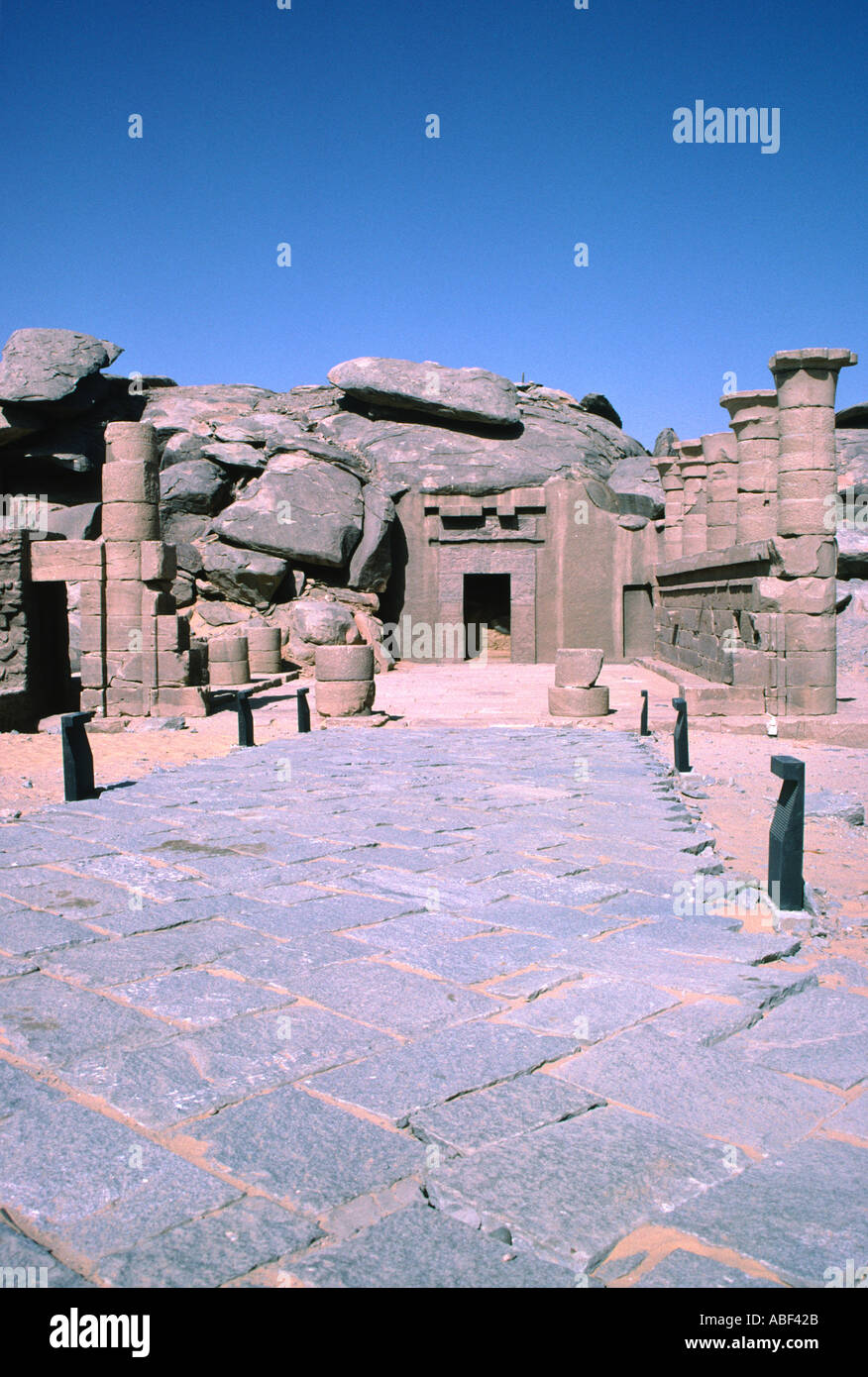Temple of the Nubian god Dedwen. Located at New Kalabsha since it was ...