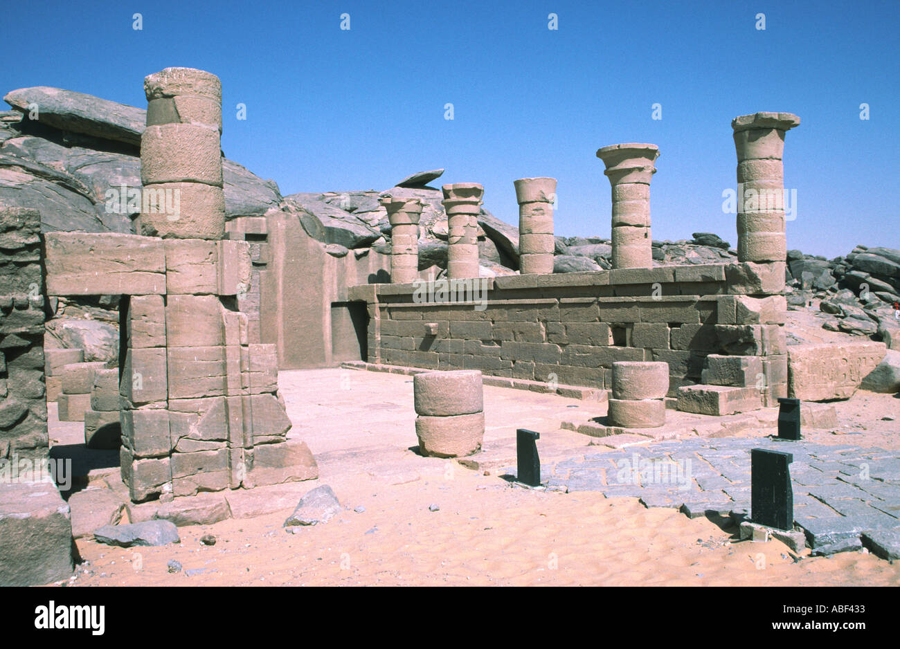 Temple of the Nubian god Dedwen Stock Photo - Alamy