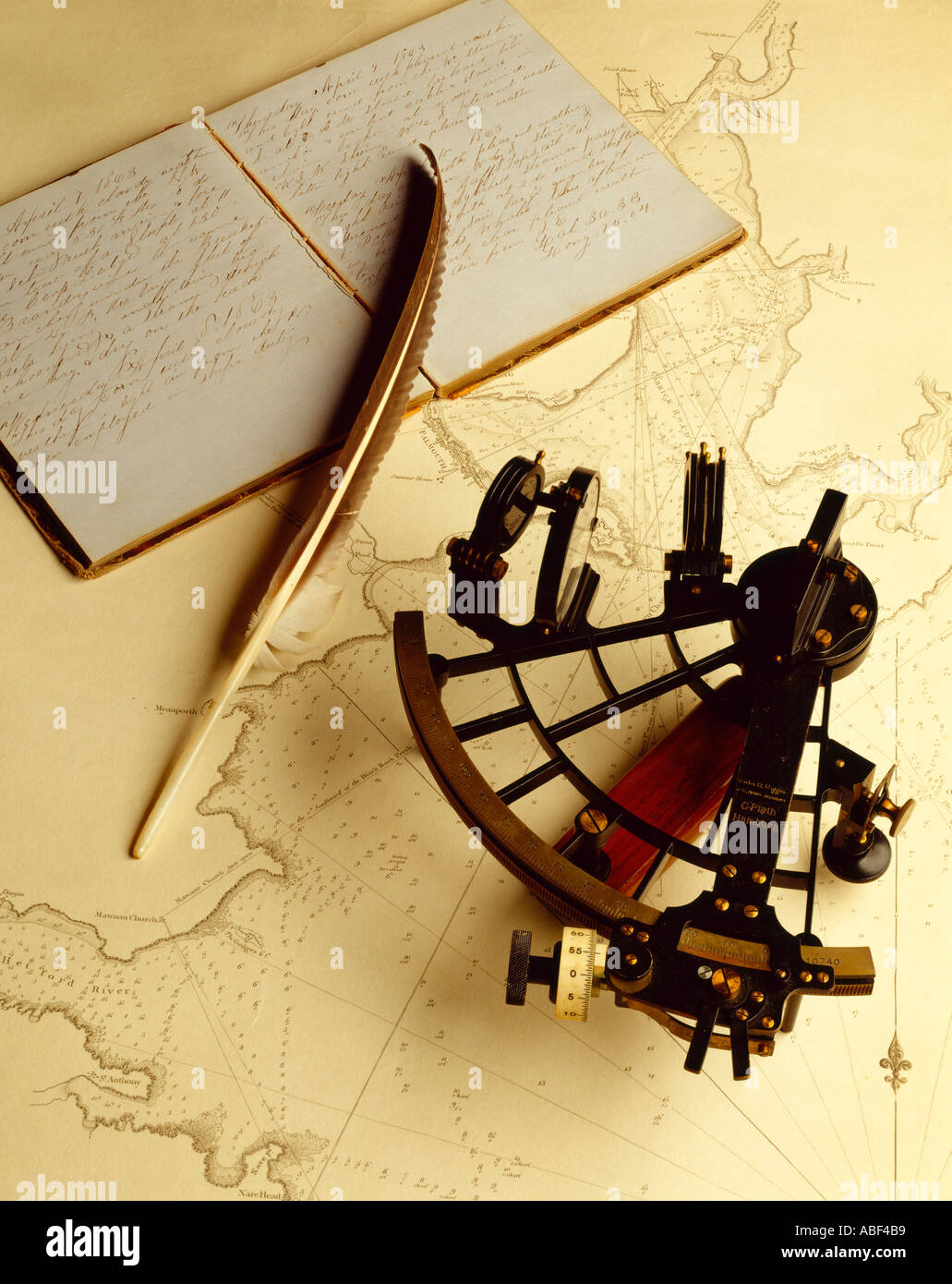 Sextant hi-res stock photography and images - Alamy