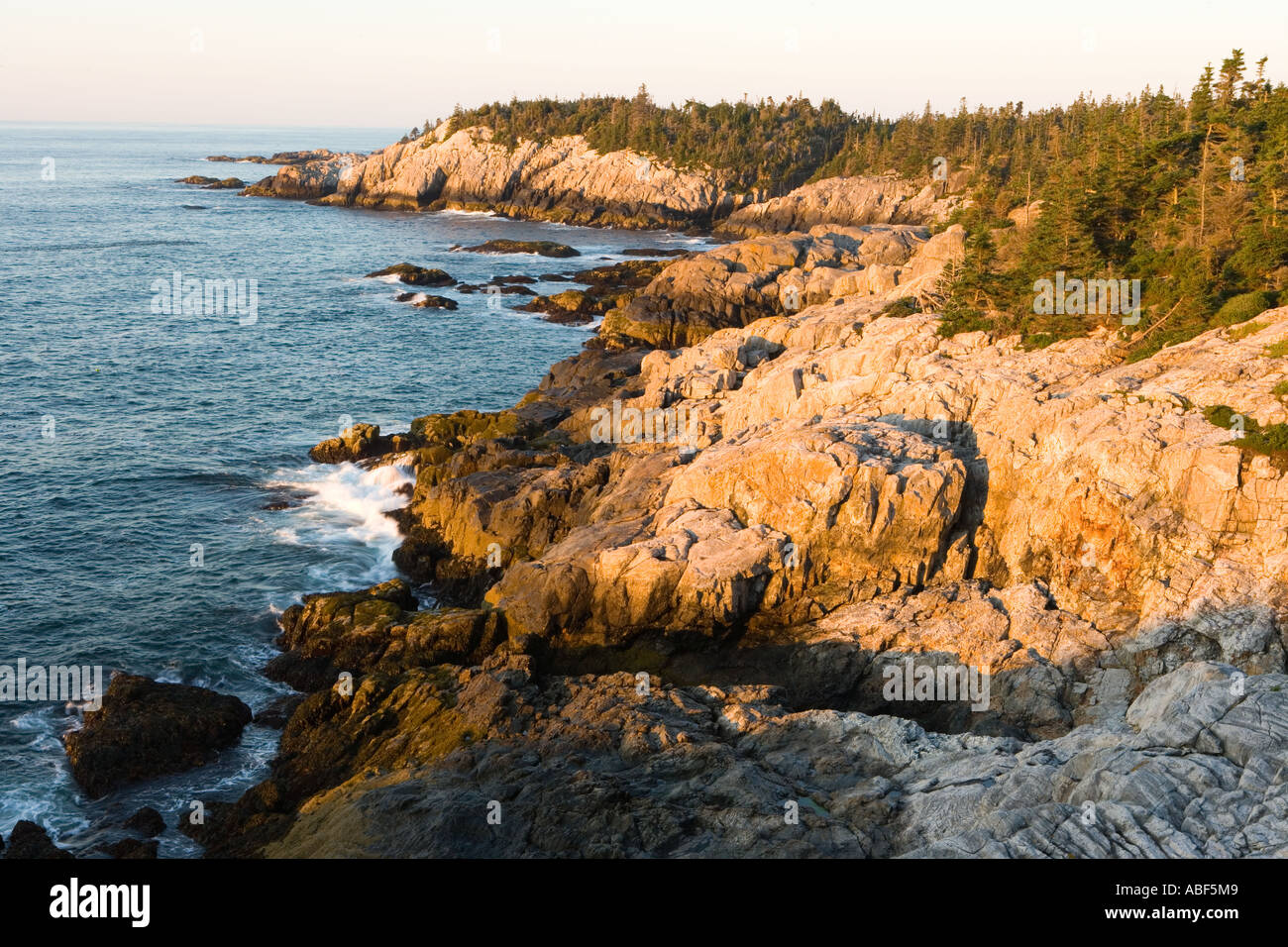 The rocky coast of Isle au Haut in Maine s Acadia National Park Cliff ...