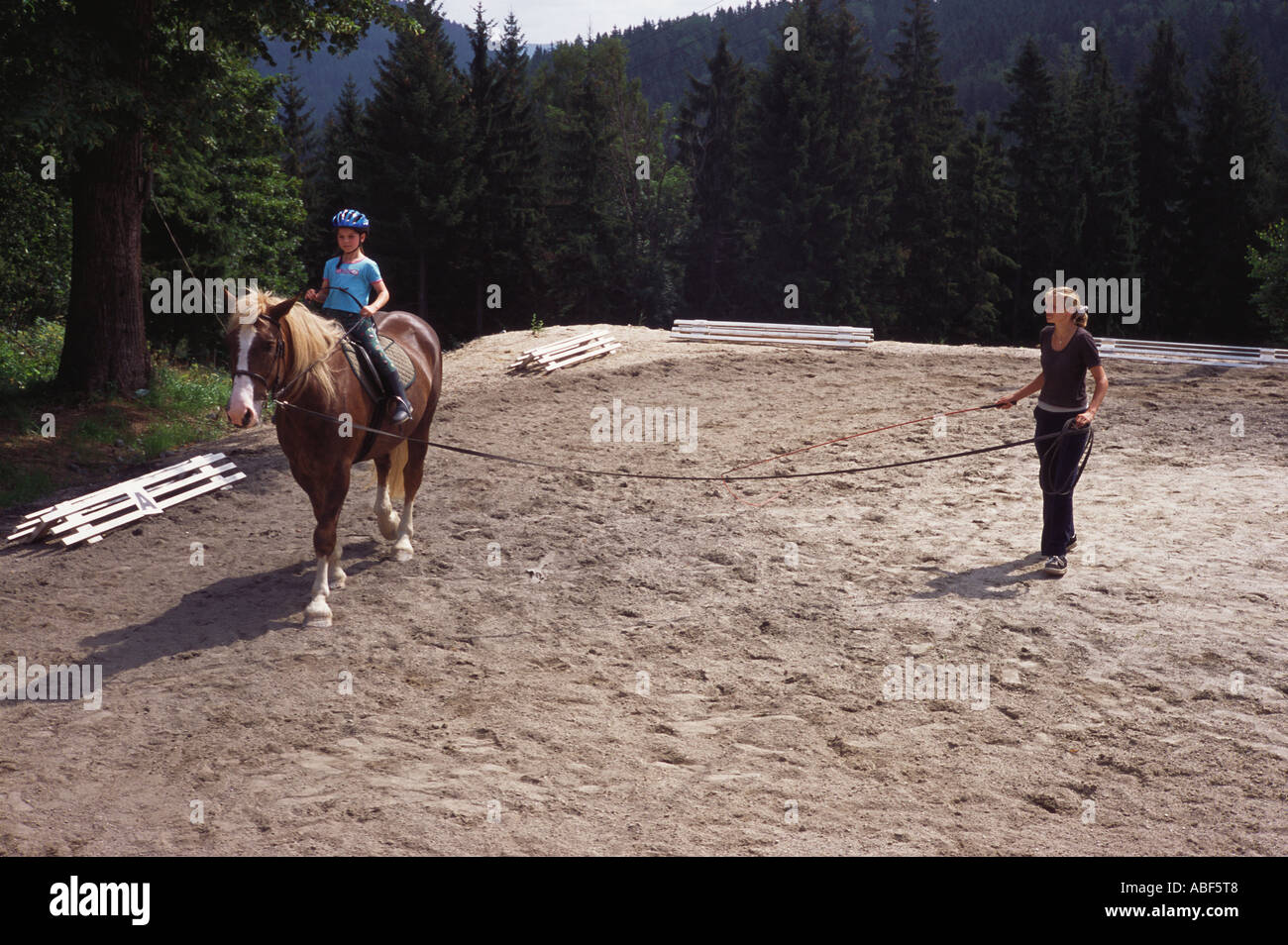 Horseback Riding Lessons High Resolution Stock Photography and Images ...