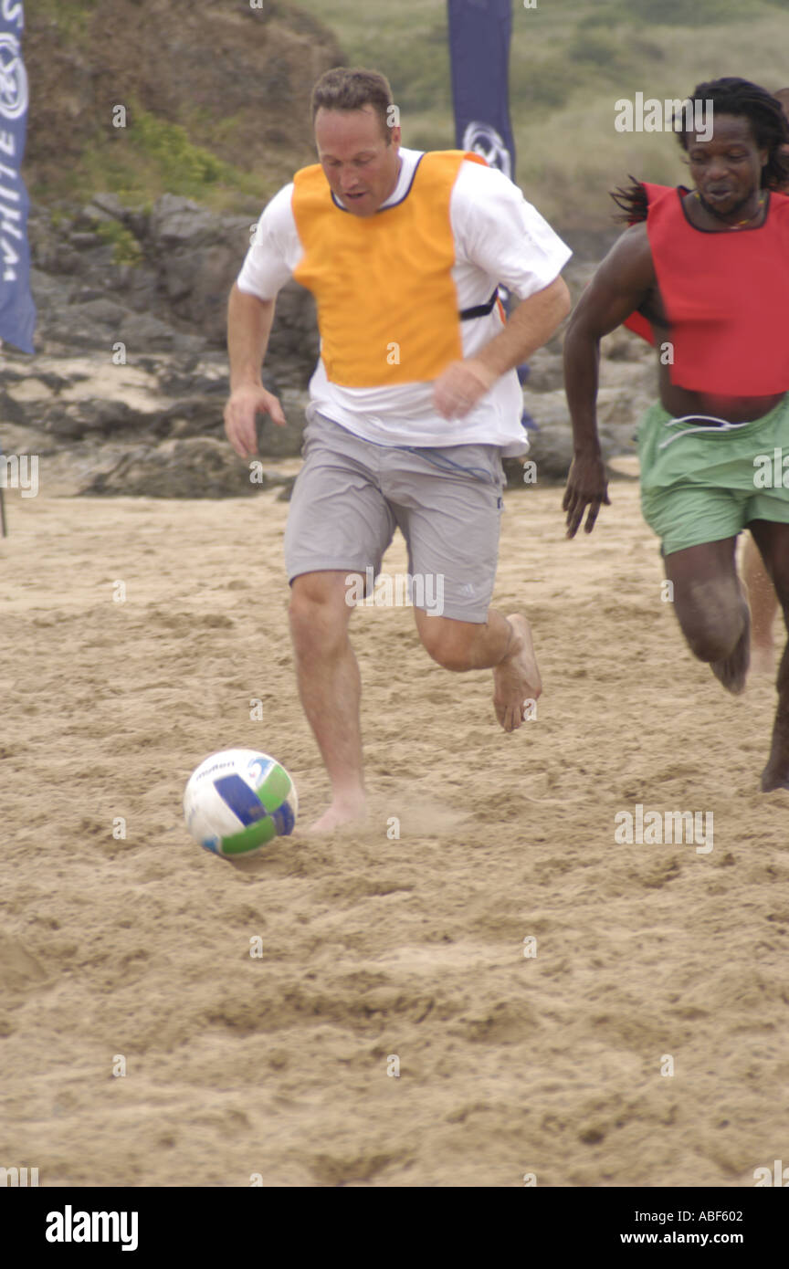 3192 Beach football Stock Photo - Alamy