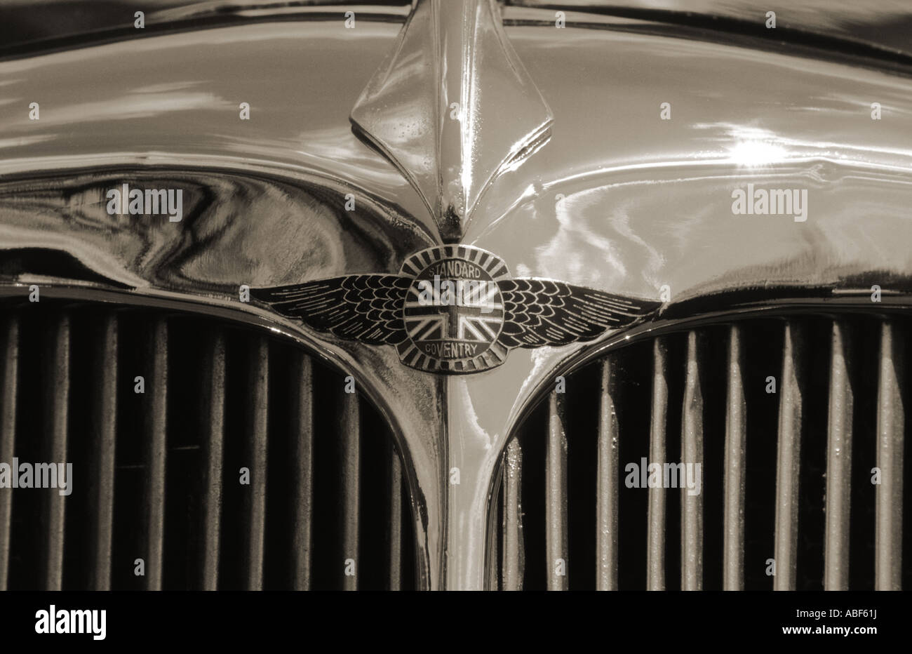 Standard 12HP of 1935. English car manufacturer 1903 to 1963 Stock ...