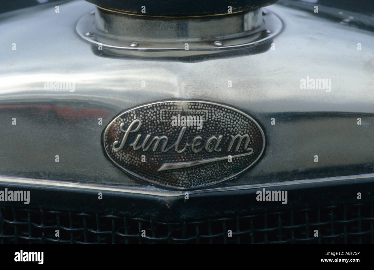Sunbeam car badge. English car manufacturer 1899 to 1976 Stock Photo ...