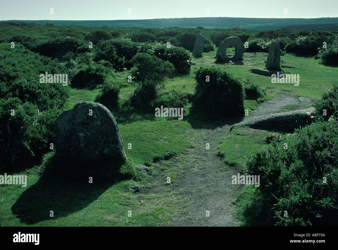 "Men an Tol" Near nr Madron, [Penwith Moor], Cornwall England. HOMER ...