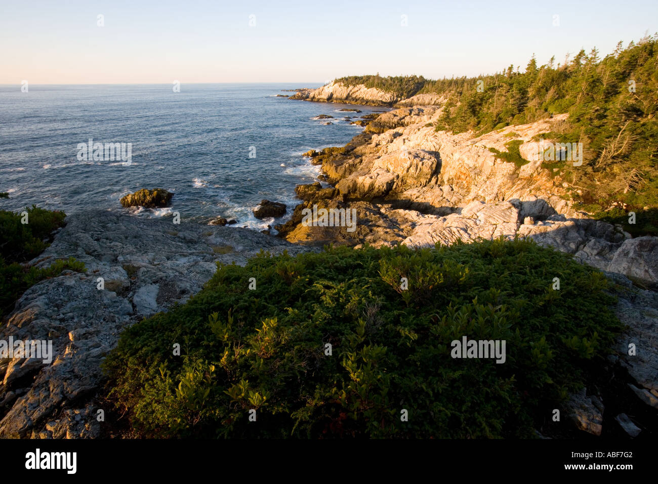 The rocky coast of Isle au Haut in Maine s Acadia National Park Cliff ...