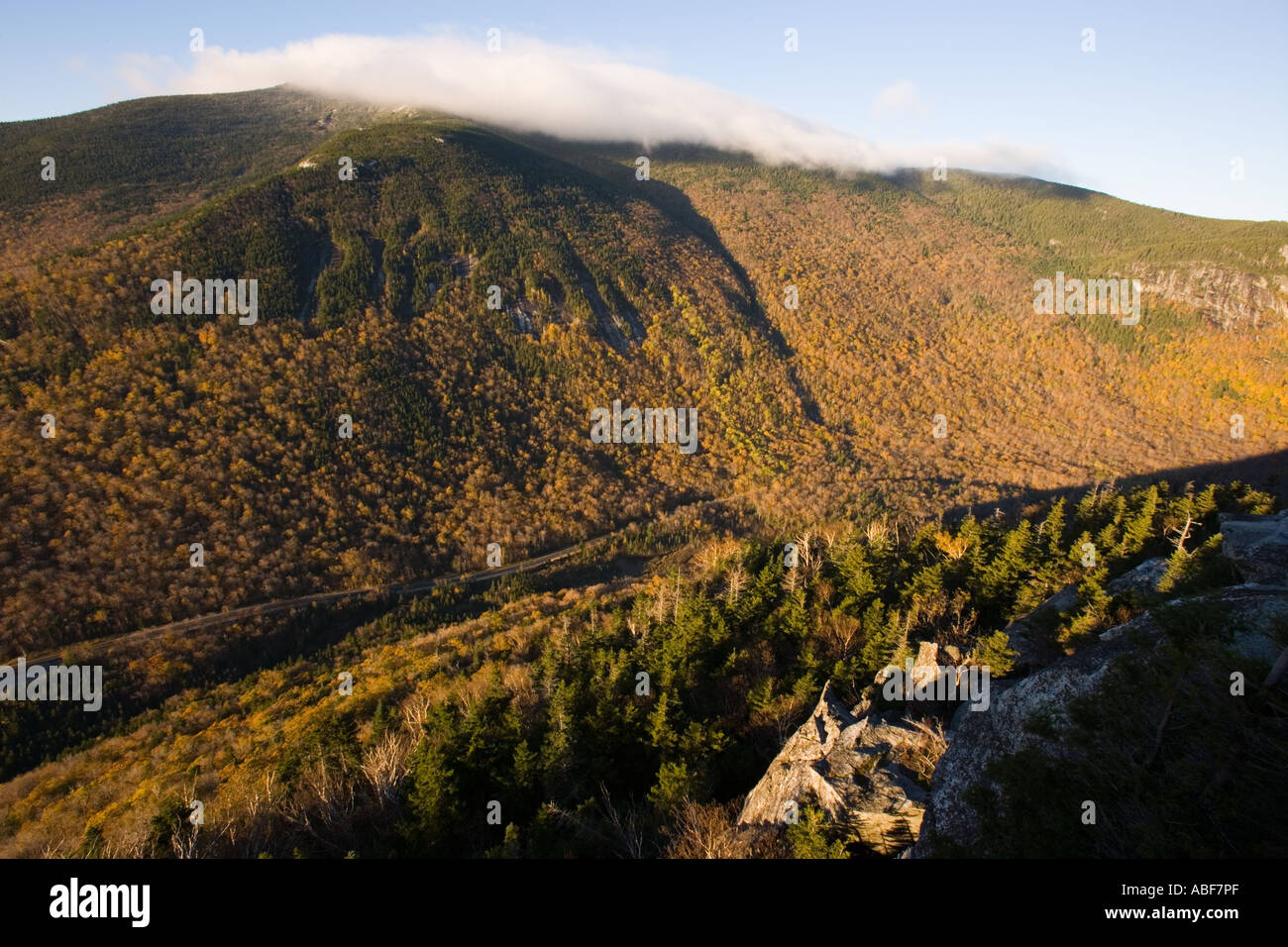 The view across Grafton Notch from Table Rock in Maine s Grafton Notch ...