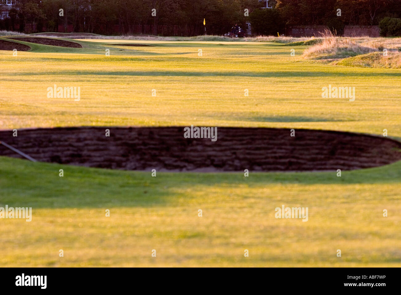 Bunker or Sand Trap at Hoylake Stock Photo - Alamy
