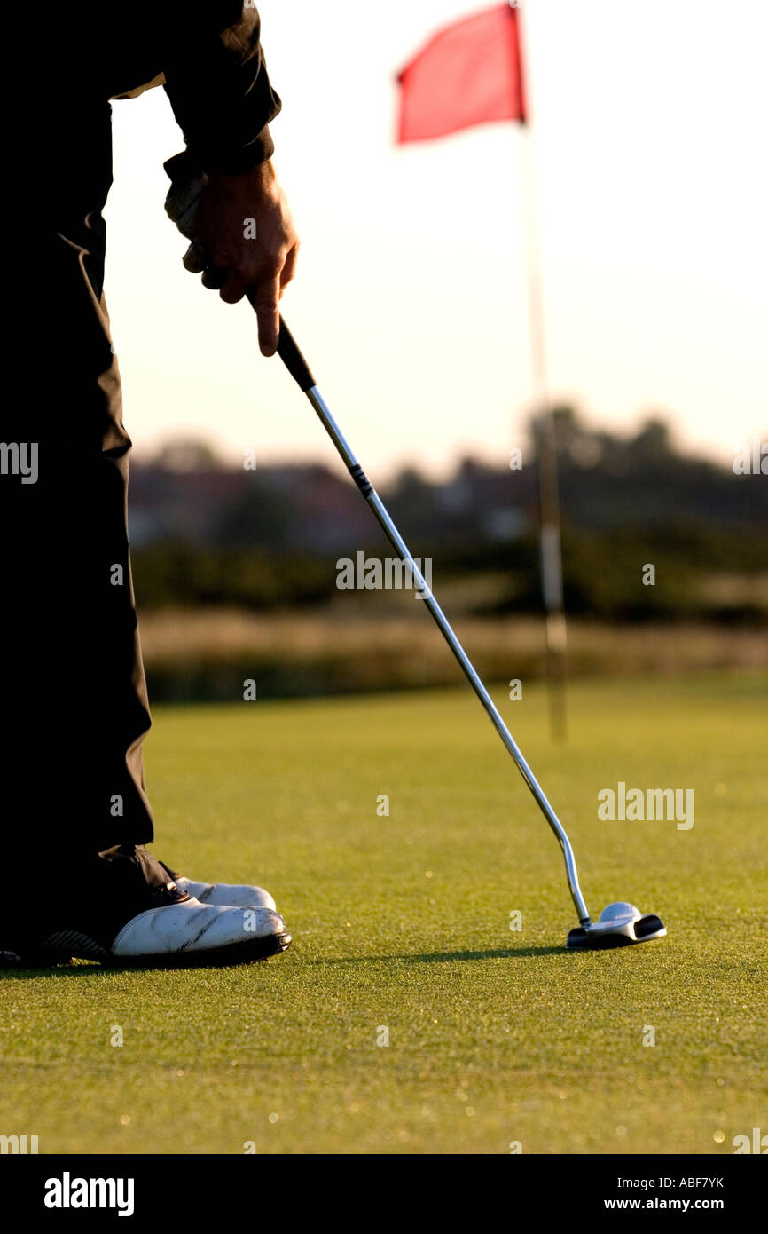 Putt stance hi-res stock photography and images - Alamy